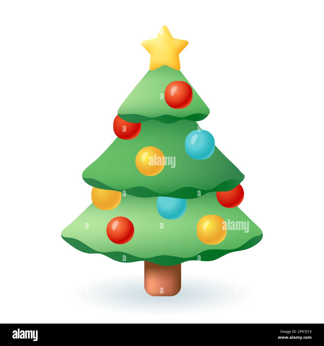 Concept christmas decorations isolated Stock Vector Images - Alamy