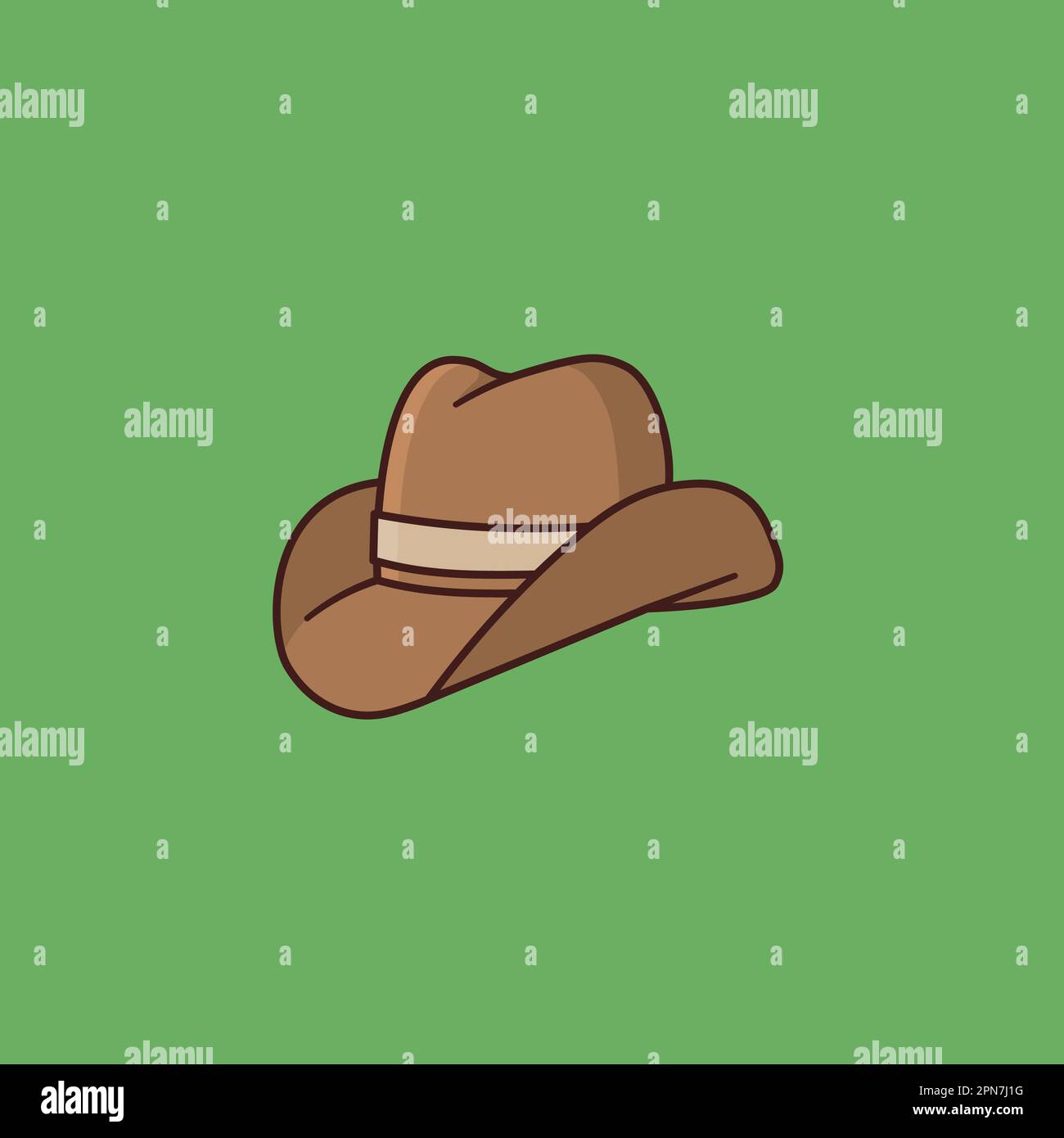 Cowboy hat vector illustration for Hat Day on January 15 Stock Vector ...