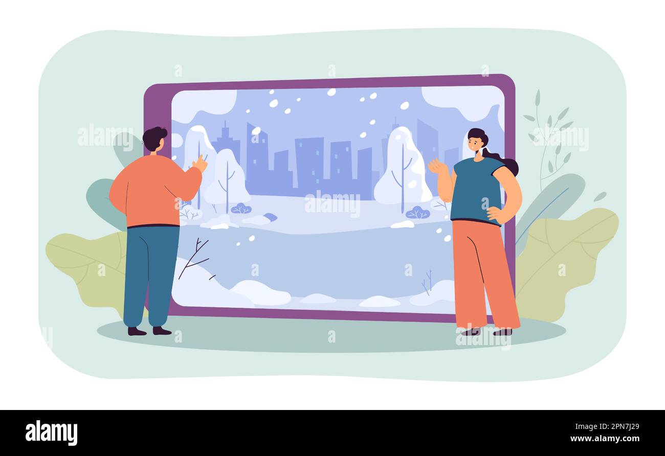 Woman studying art gallery Stock Vector Images - Alamy