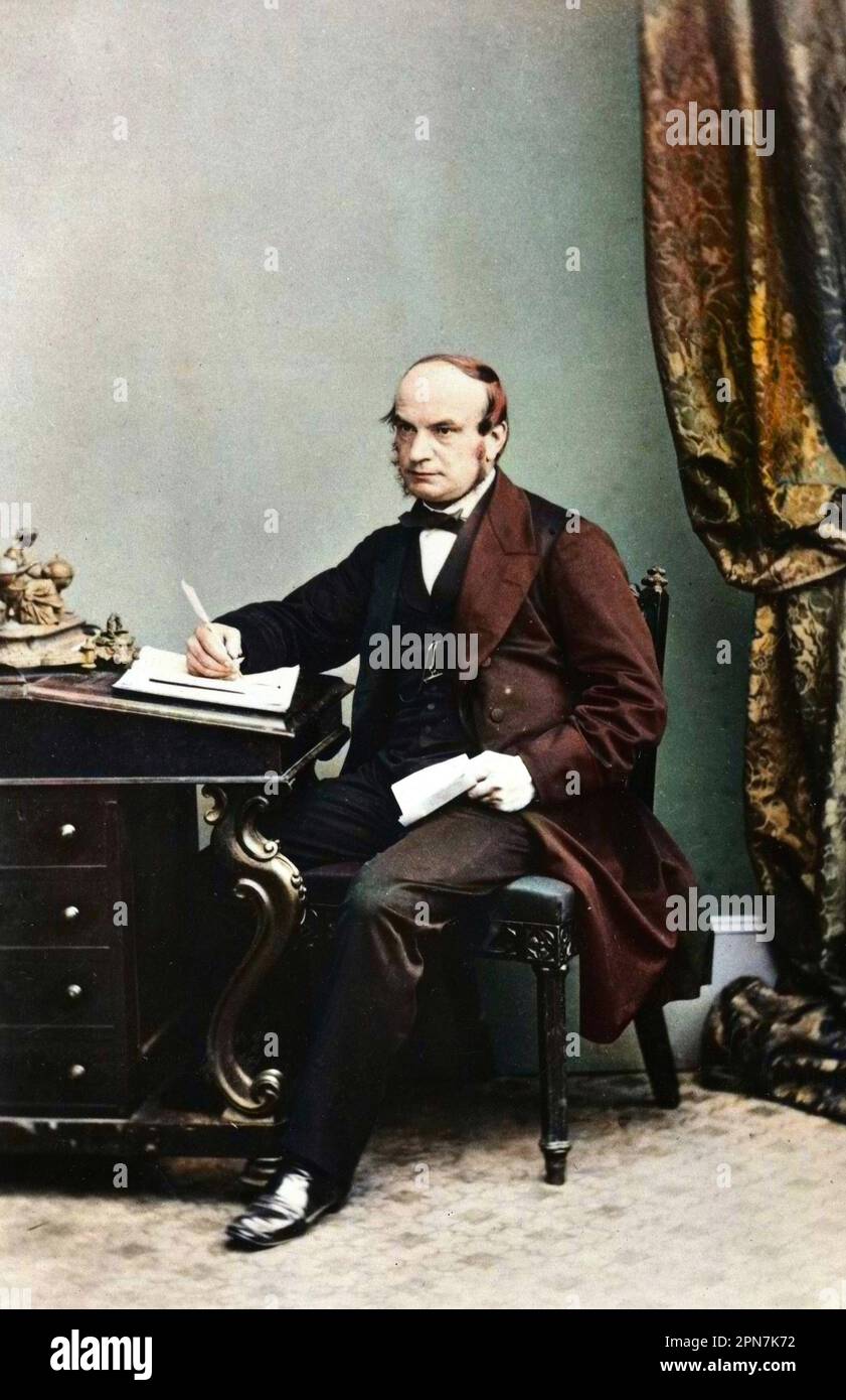 John Couch Adams (1819-1882), astronome anglais Stock Photo - Alamy