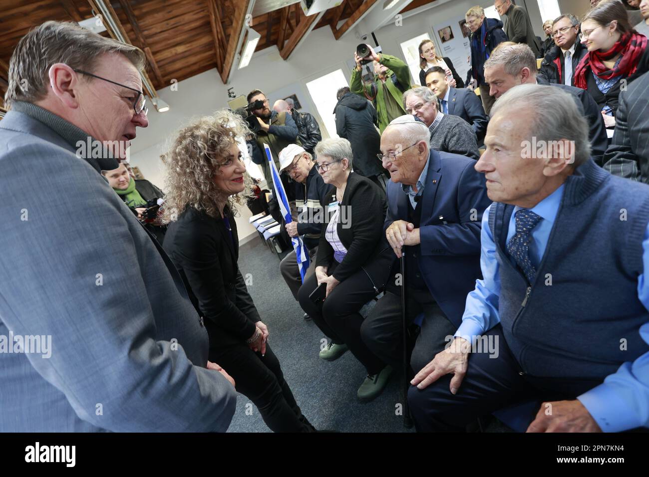 Nordhausen, Germany. 17th Apr, 2023. Thuringia's Prime Minister Bodo ...