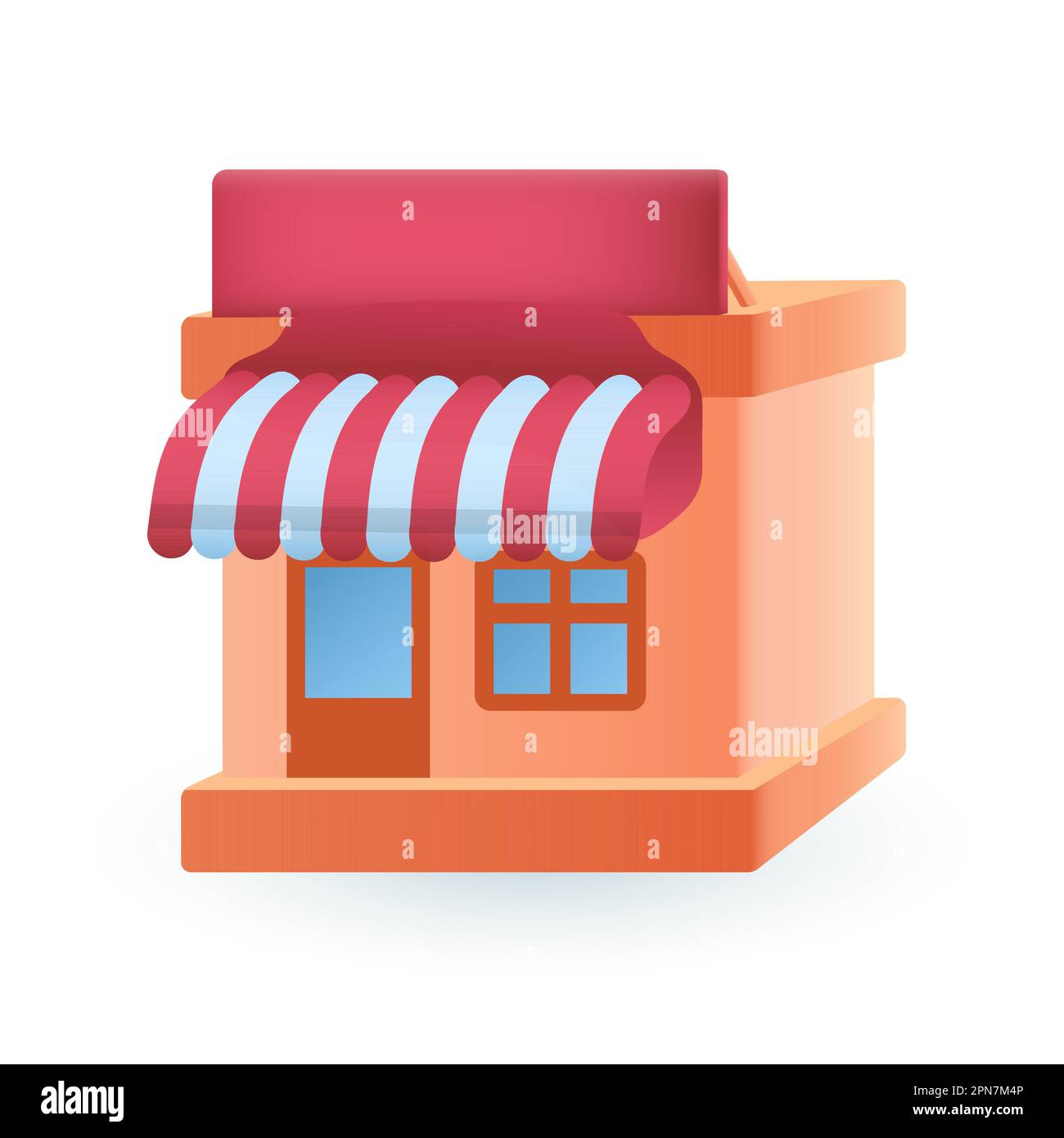 Store building facade map Stock Vector Images - Alamy