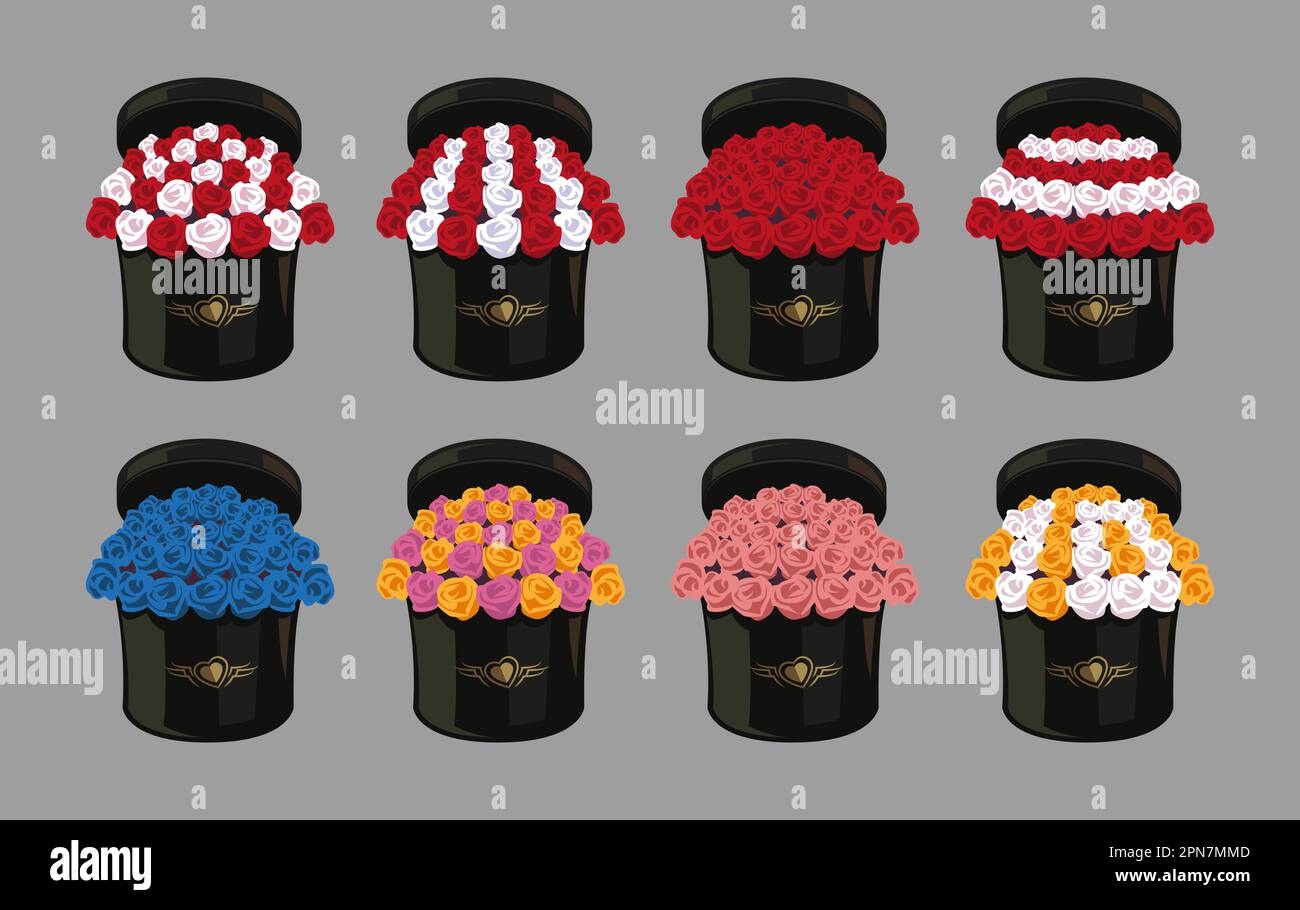 Rose in black box hi-res stock photography and images - Alamy