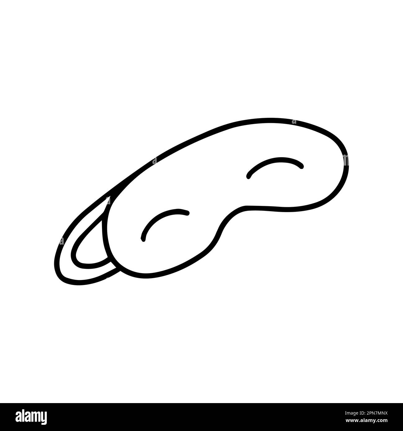 Doodle speeping mask Stock Vector Image & Art - Alamy