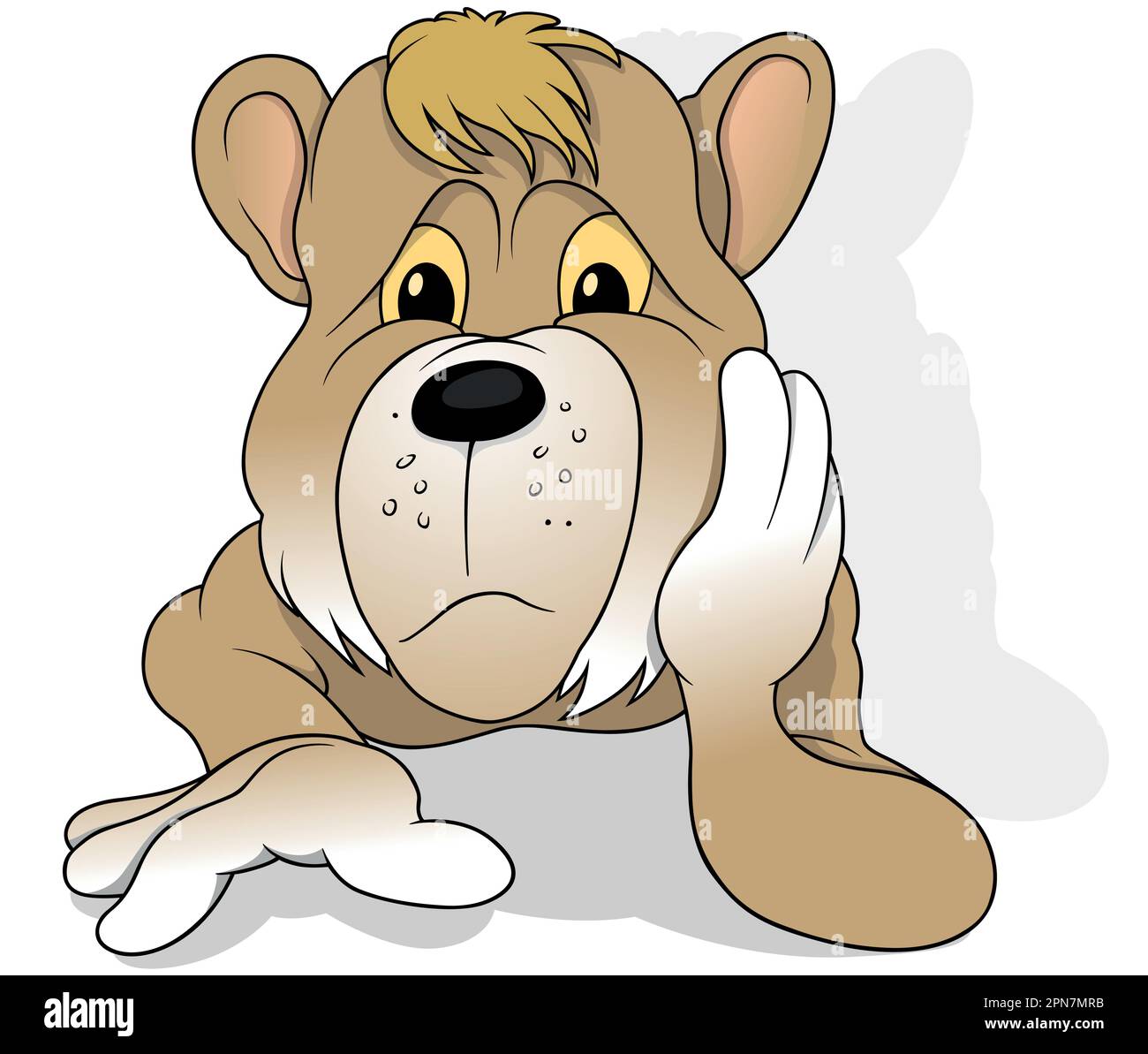 Front View of a Lying Teddy Bear Stock Vector Image & Art - Alamy