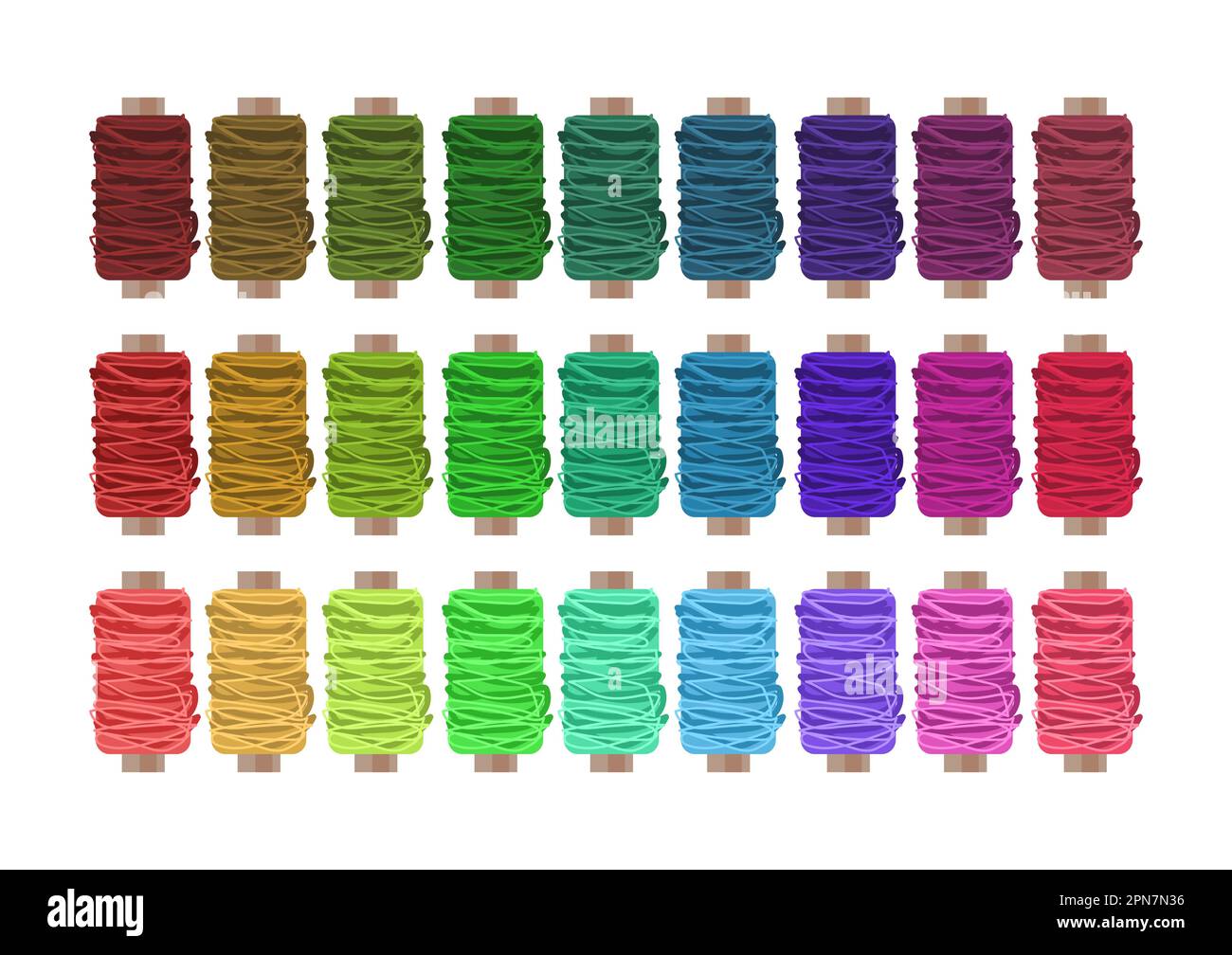 Cotton threads Stock Vector Images - Alamy