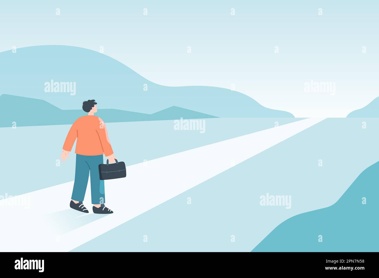 Long journey future Stock Vector Images - Alamy