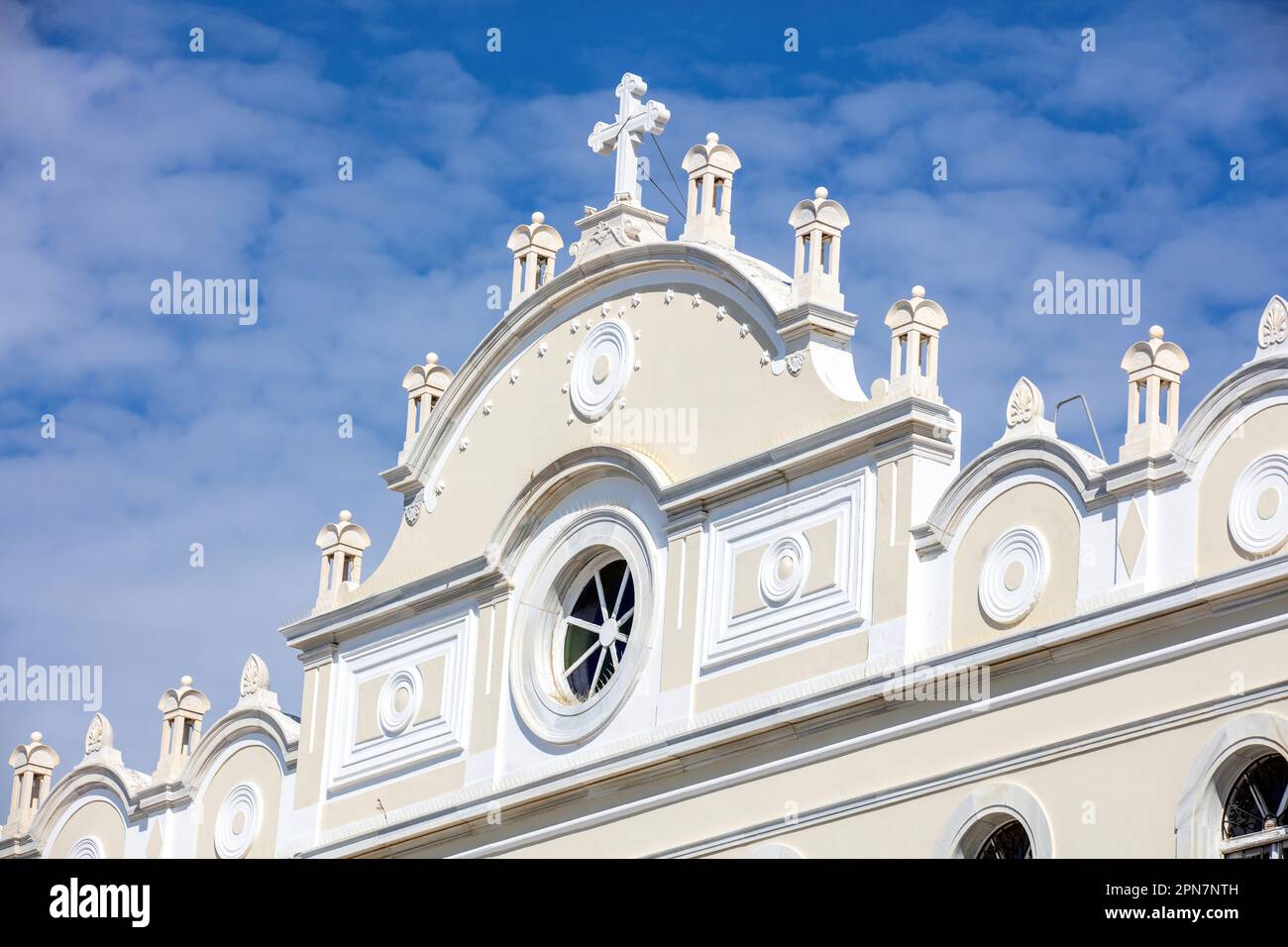 Tinos island, Cyclades, Greece. Holy Virgin Mary Evangelistria Greek ...