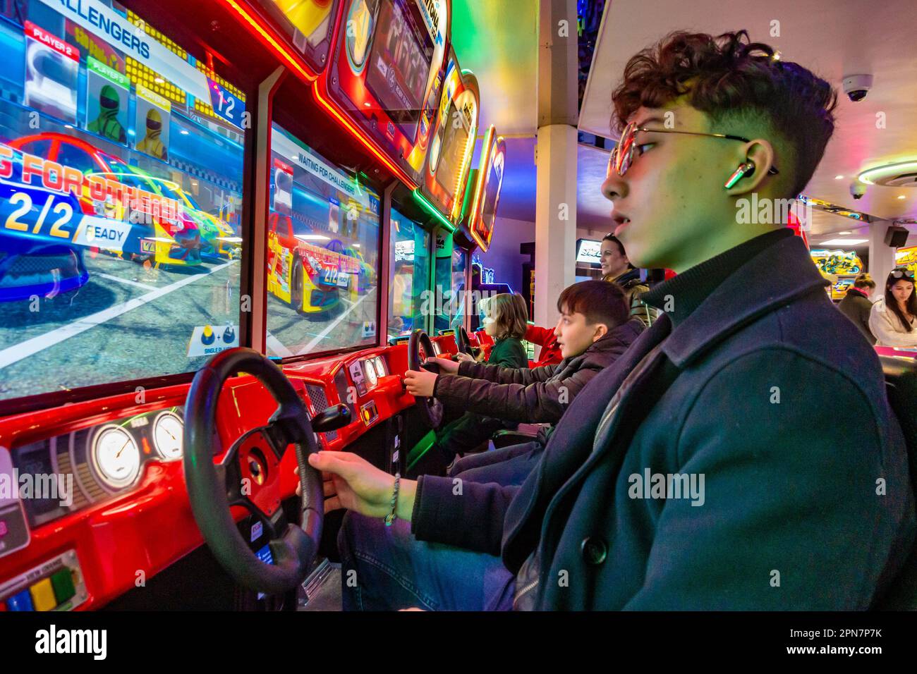 Amusement arcade game old hi-res stock photography and images - Alamy