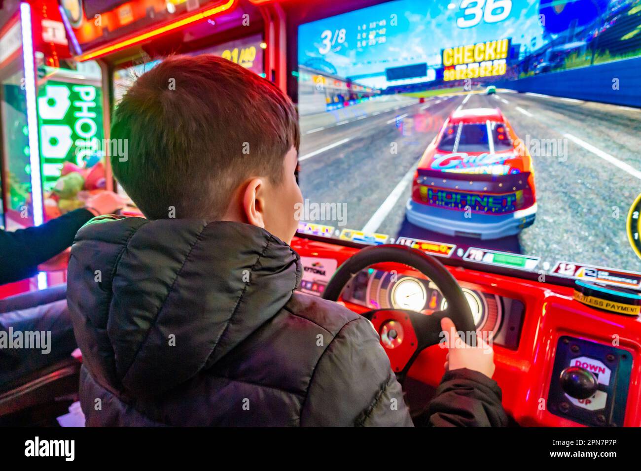 Amusement arcade game old hi-res stock photography and images - Alamy