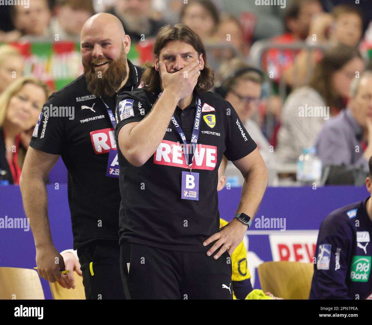 Cologne, Deutschland. 16th Apr, 2023. firo: April 16th, 2023, Handball ...