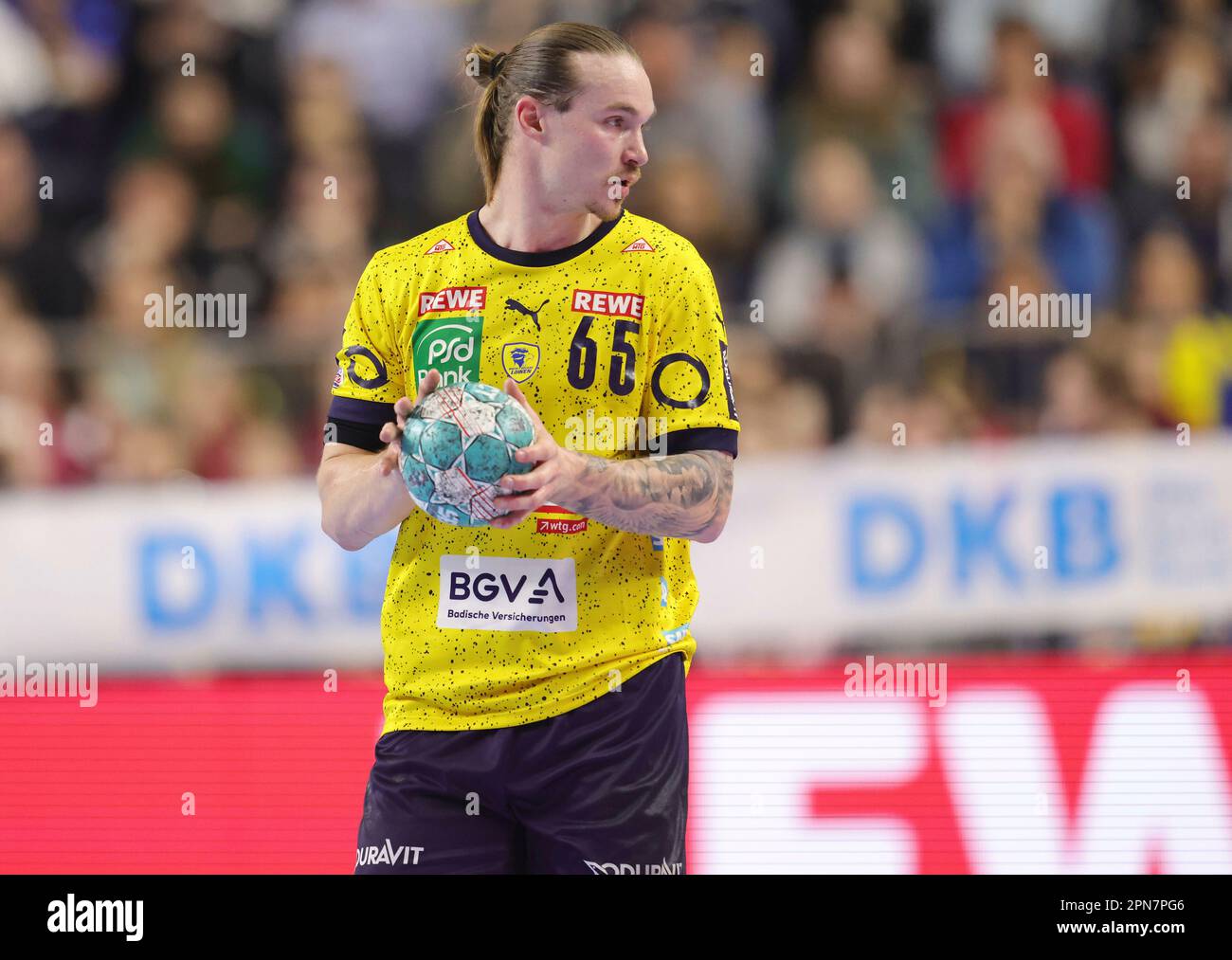 Cologne, Deutschland. 16th Apr, 2023. firo: April 16th, 2023, Handball REWE, Final 4, Handball ...