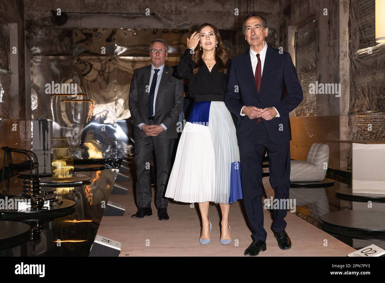 Milan, Italy. 17th Apr, 2023. HRH the Crown Princess Mary Donaldson ...