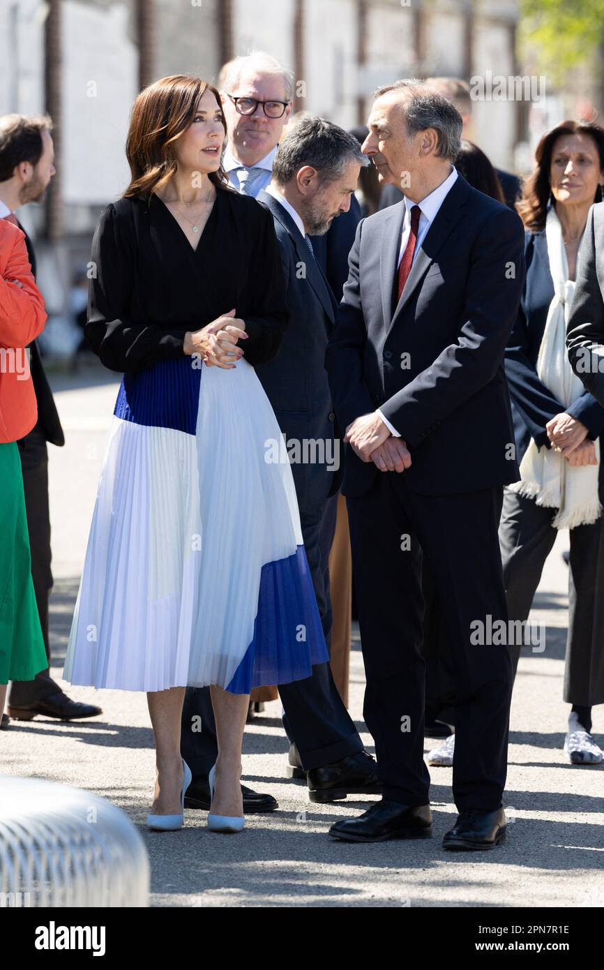 Milan, Italy. 17th Apr, 2023. HRH the Crown Princess Mary Donaldson ...