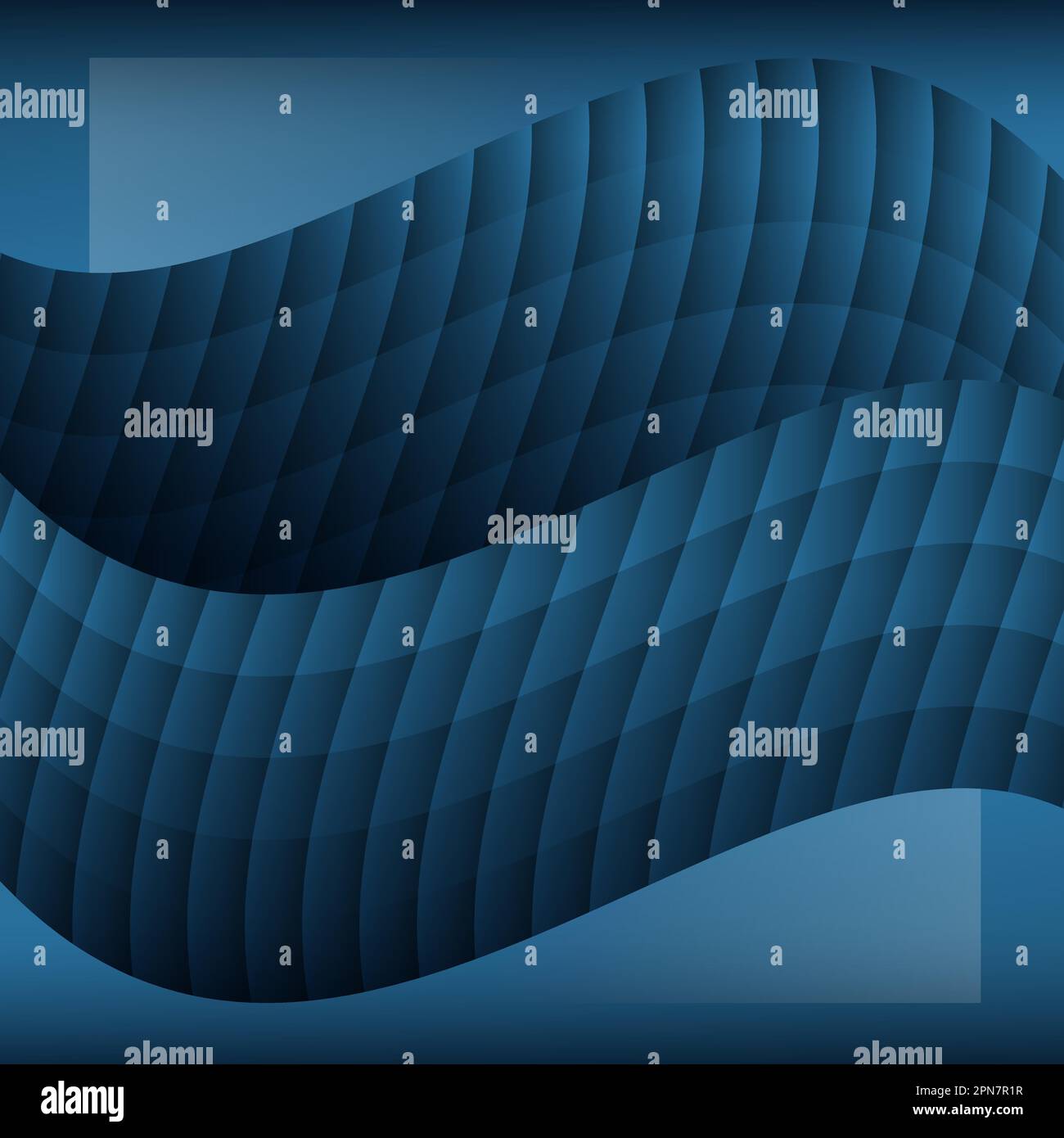 Blue abstract wave in realistic style. Polygonal background ...