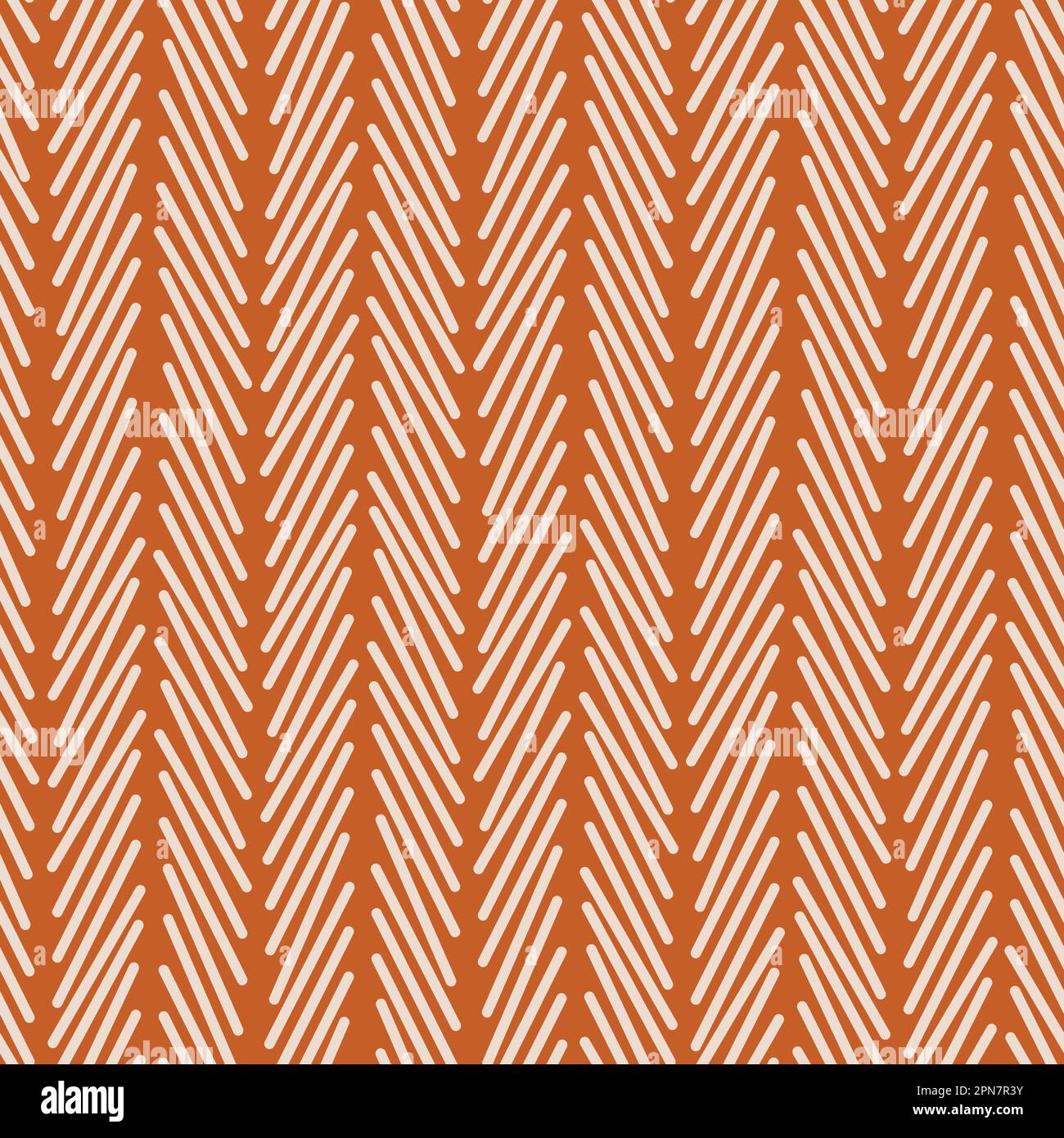 Chevron Aqua And Orange Background