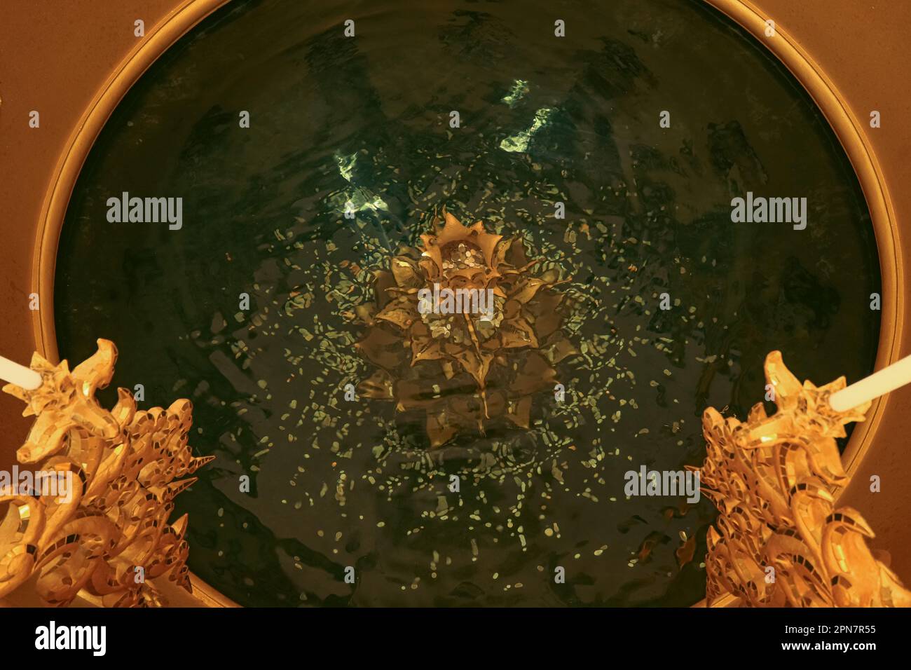 Golden wishing well in hi-res stock photography and images - Alamy