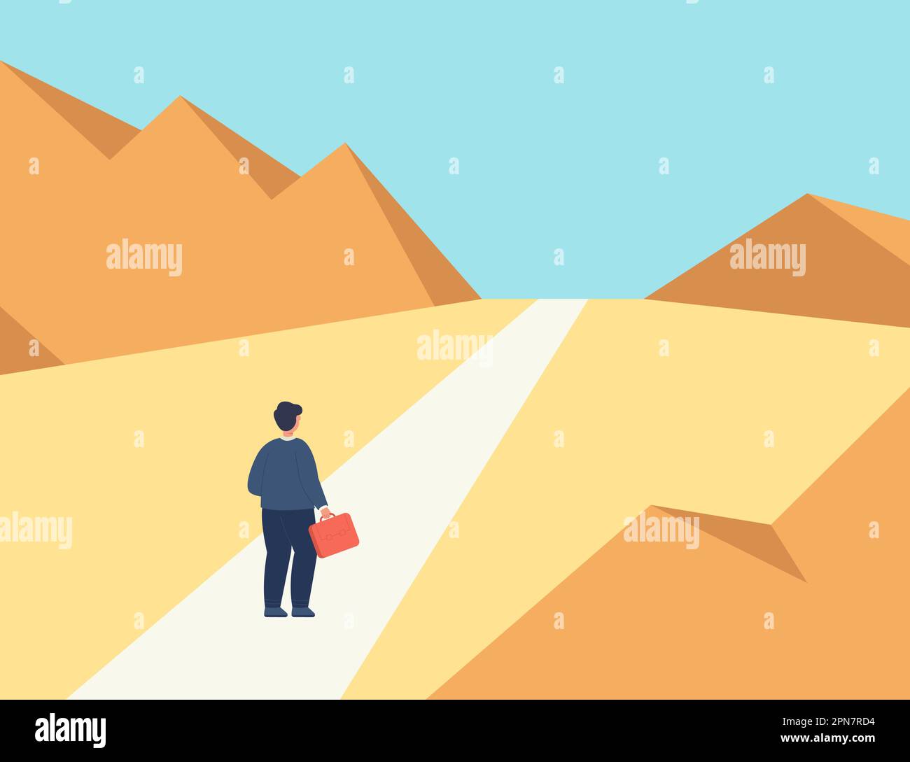 Long Road Ahead Cartoon