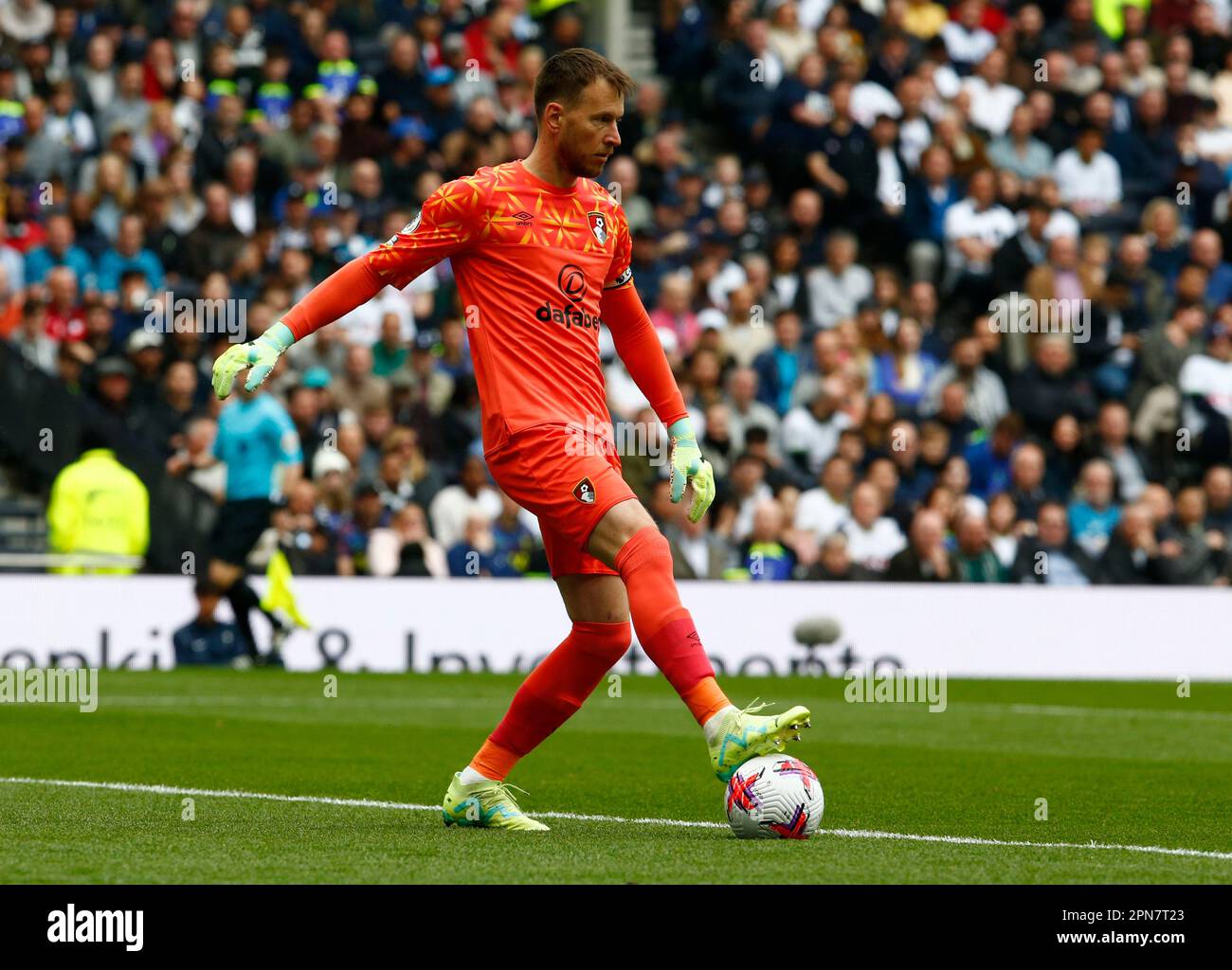Neto of AFC Bournemouth during the English Premier League soccer match ...