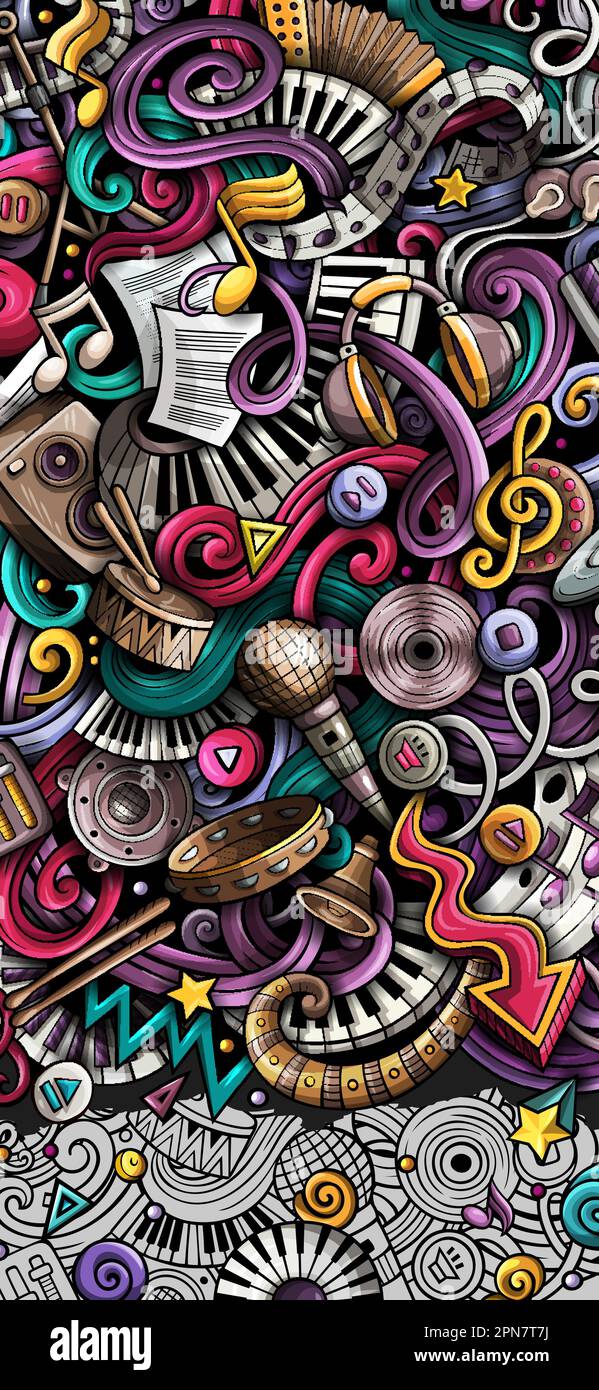 Cartoon music notes hi-res stock photography and images - Alamy