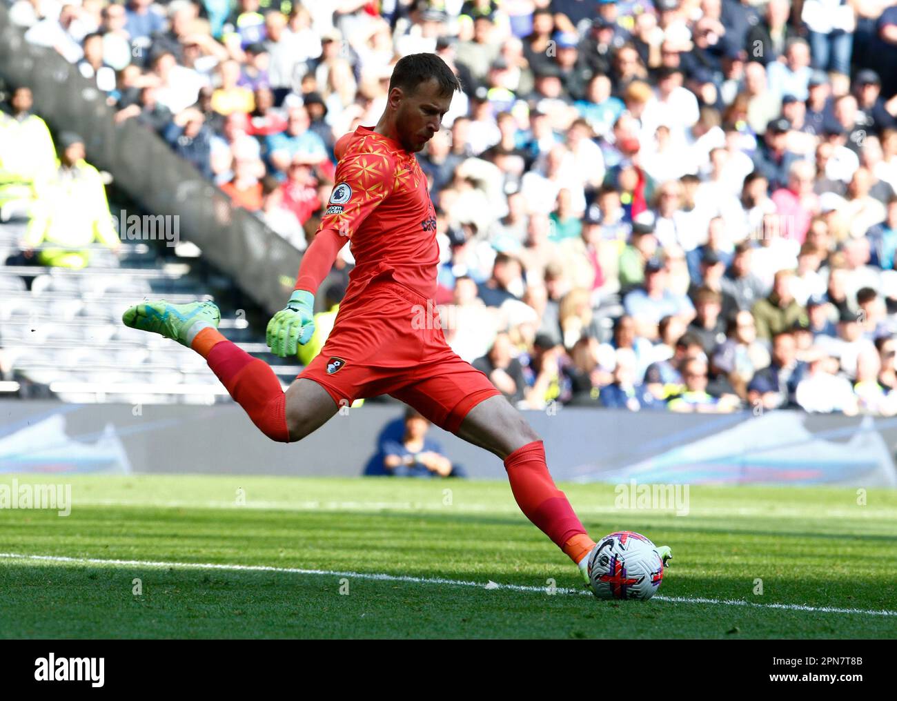 Neto of AFC Bournemouth during the English Premier League soccer match ...
