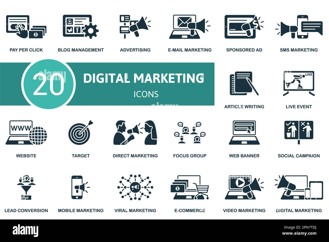 Sponsored content Stock Vector Images - Alamy