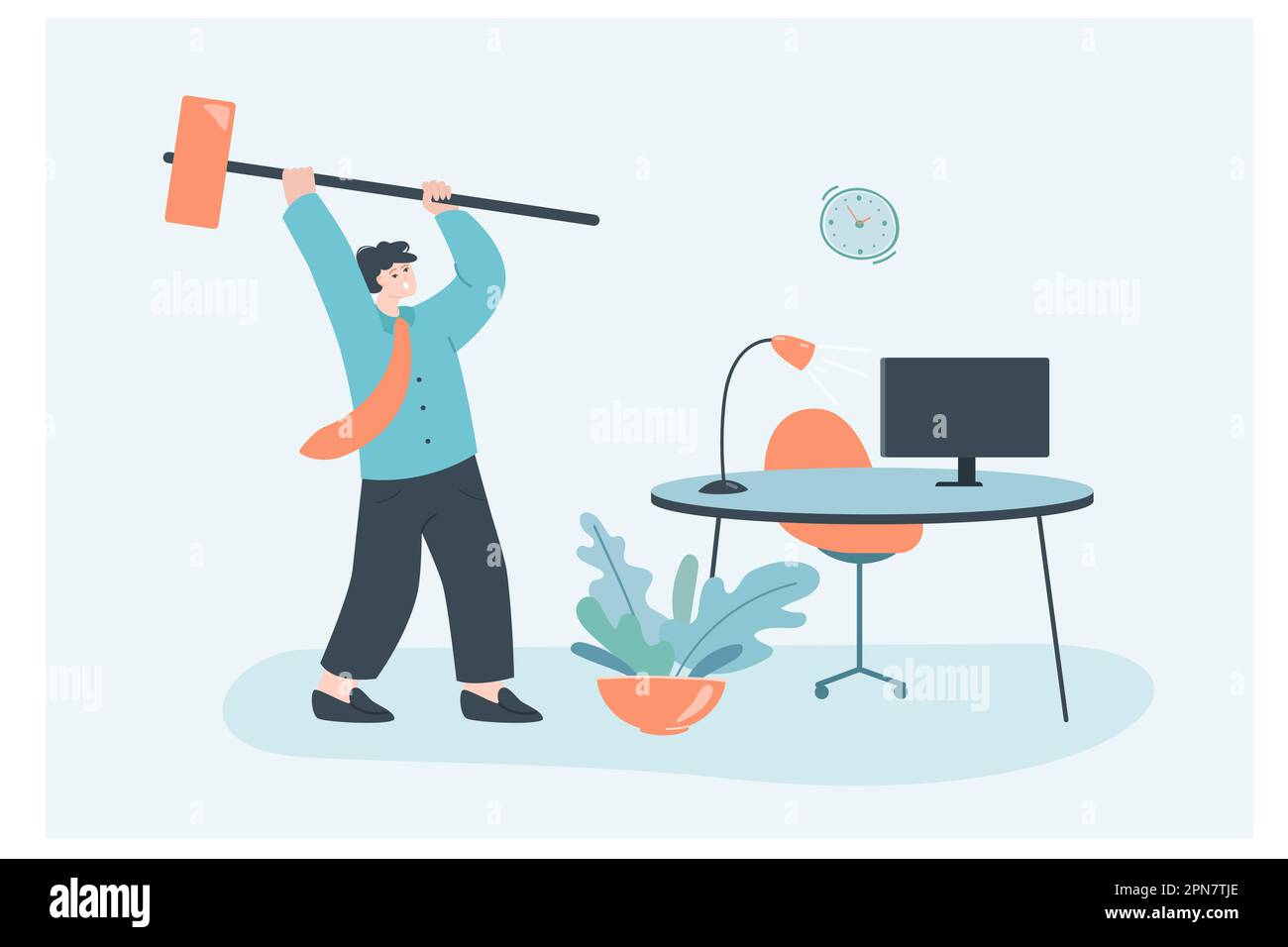 Sledgehammer breaking hi-res stock photography and images - Alamy