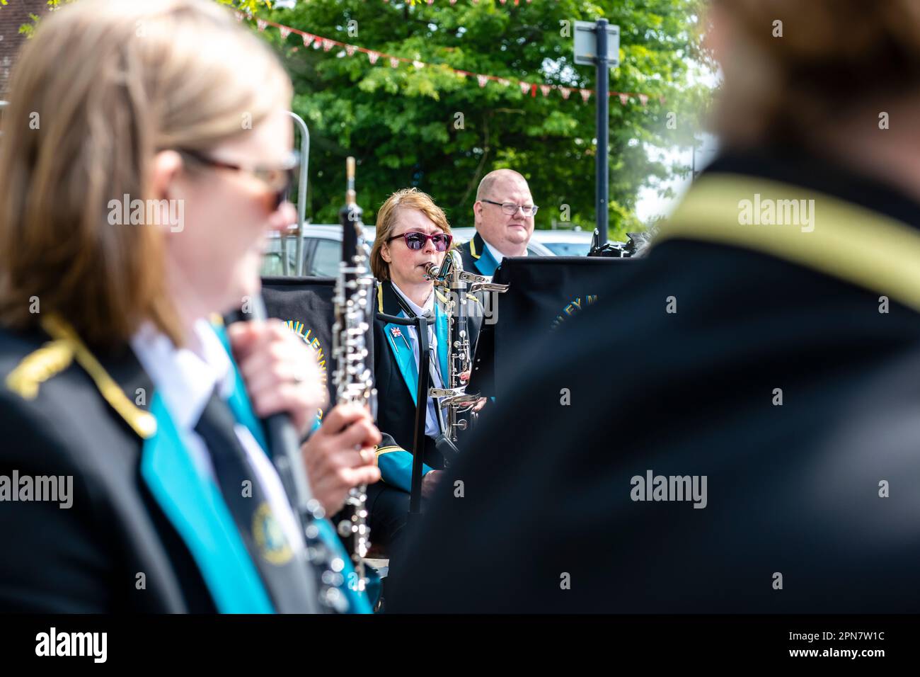 The Millennium concert band Crawley playing performing in the High ...