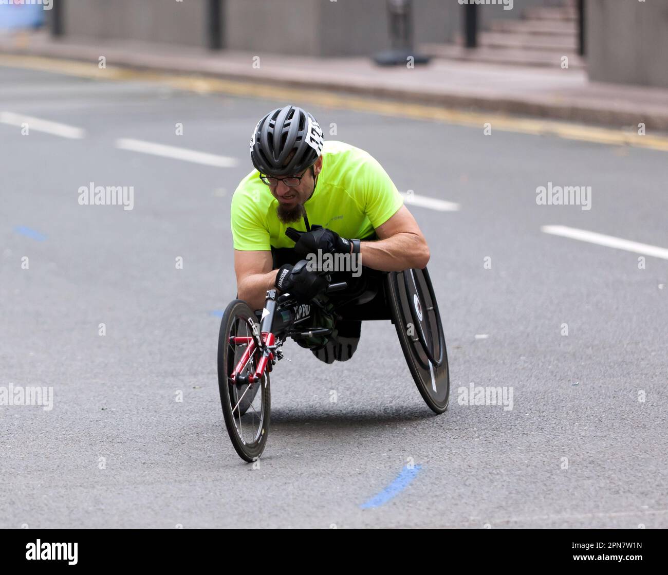 Steve Montgomery, (GBR) competing in the men's Wheelchair event (T53 ...