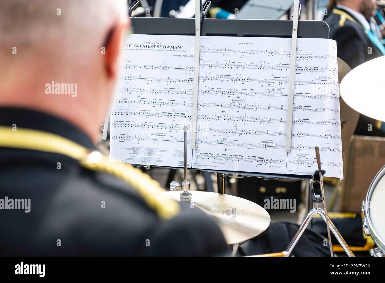The Millennium Concert Band, Crawley, Playing in Crawley High Street ...