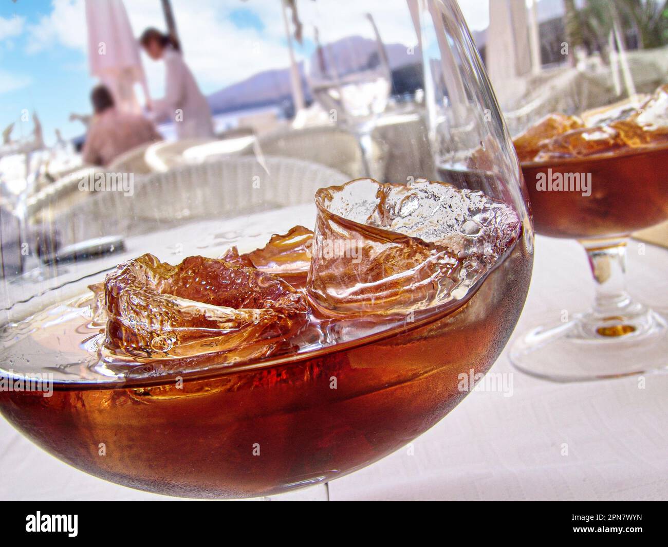 LUXURY ALFRESCO APERITIF Fine dining vacation holiday lunch alfresco ...
