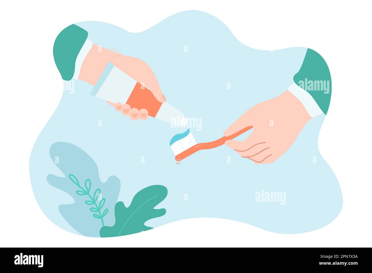 Hand squeezing illustration hi-res stock photography and images - Alamy