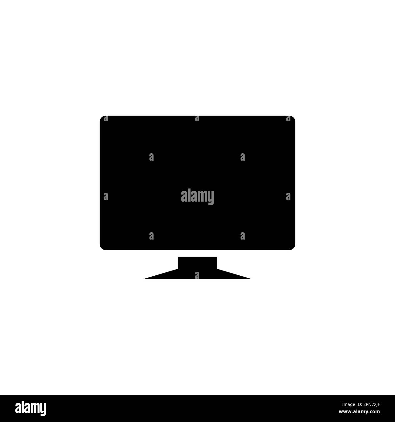 Computer icon vector. computer monitor icon vector Stock Vector Image & Art - Alamy