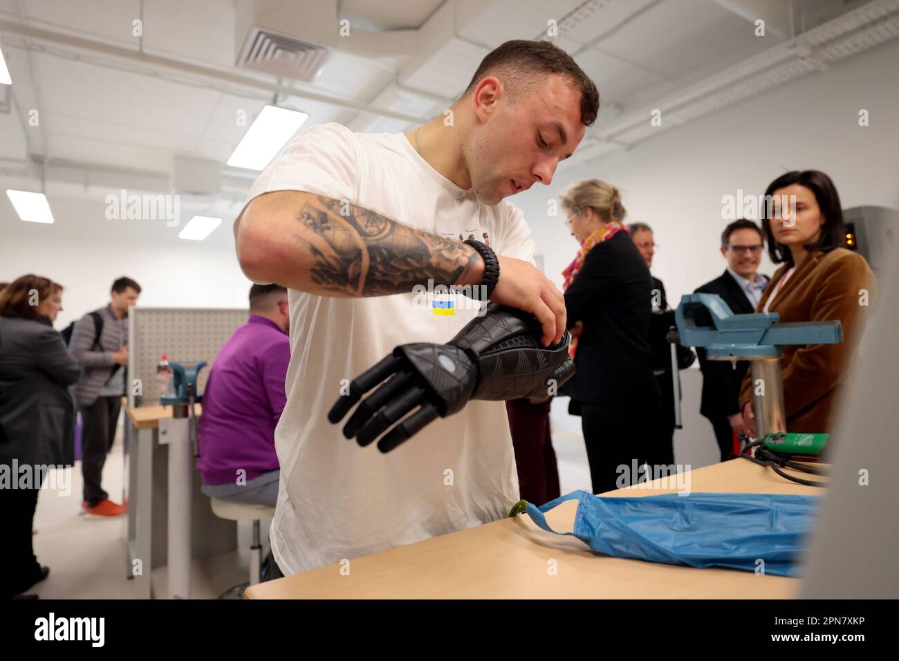 Non Exclusive: LVIV, UKRAINE - APRIL 14, 2023 - One of the first ...
