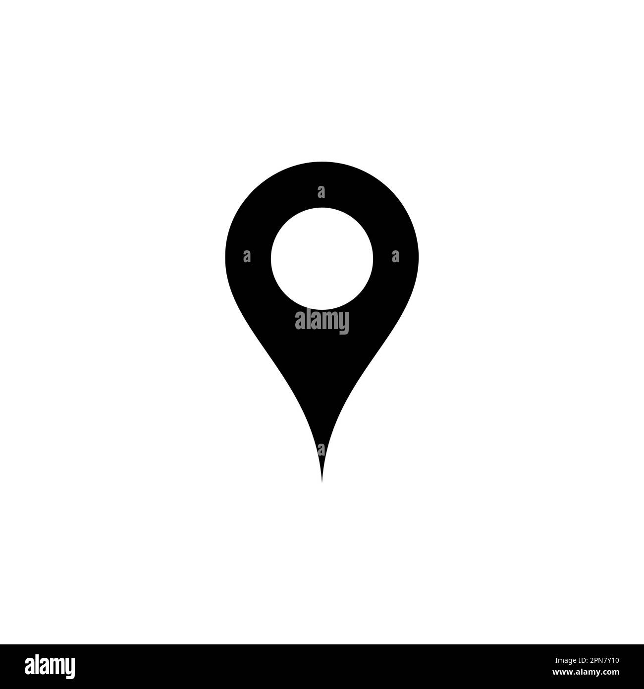 Pin icon vector. Location icon vector. destination icon. map pin Stock ...