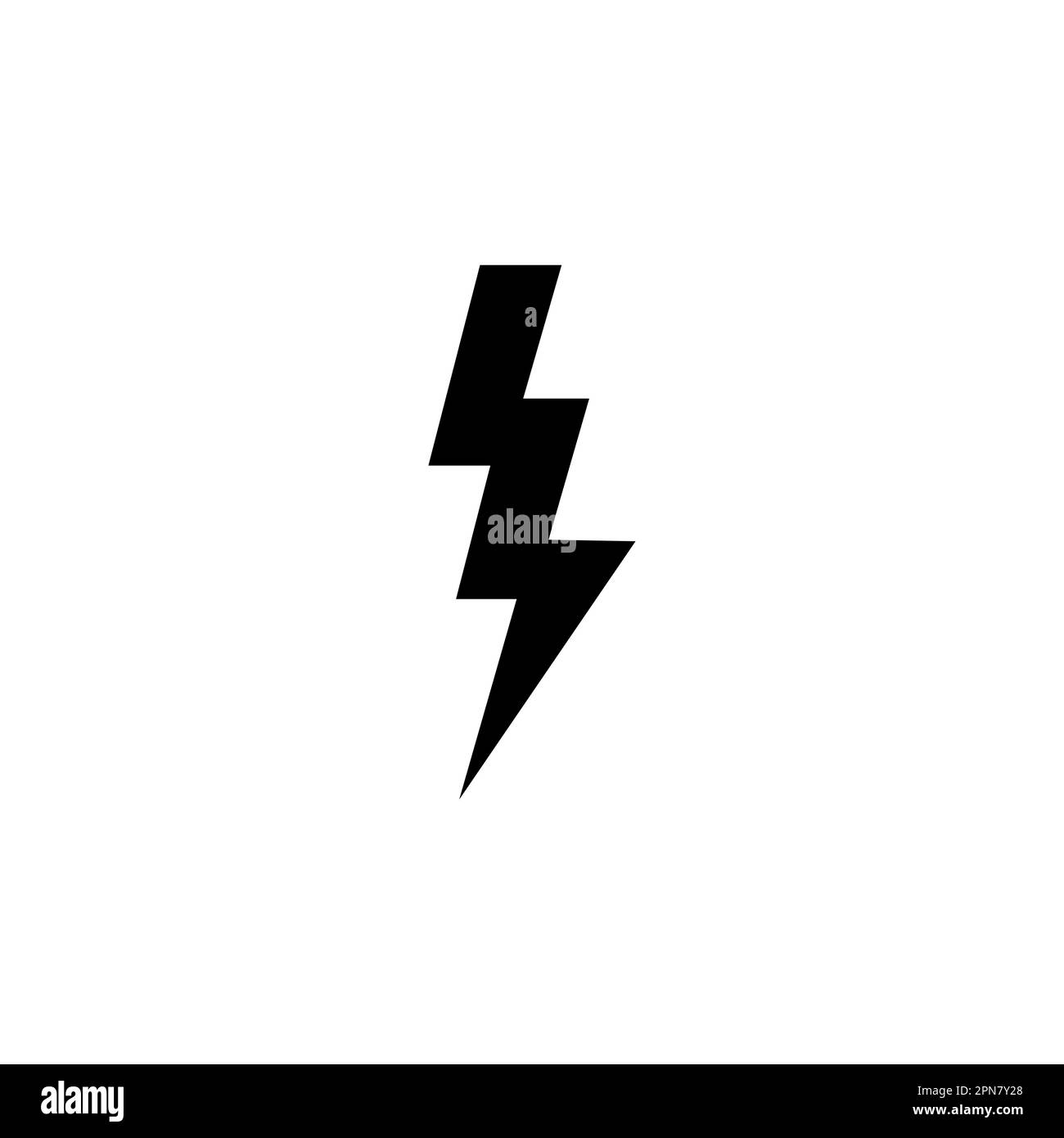 Lightning icon vector. electric icon vector. power icon. energy sign ...
