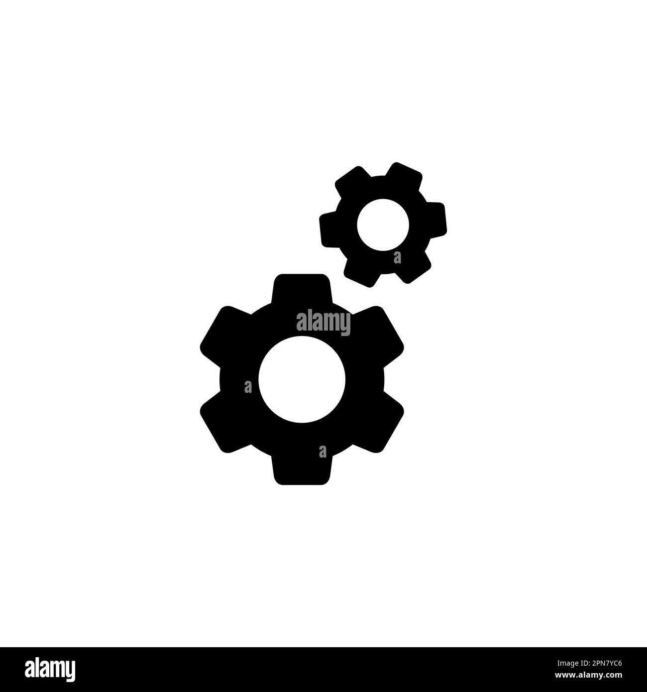 Setting Icon Vector Cog Settings Icon Symbol Stock Vector Image And Art