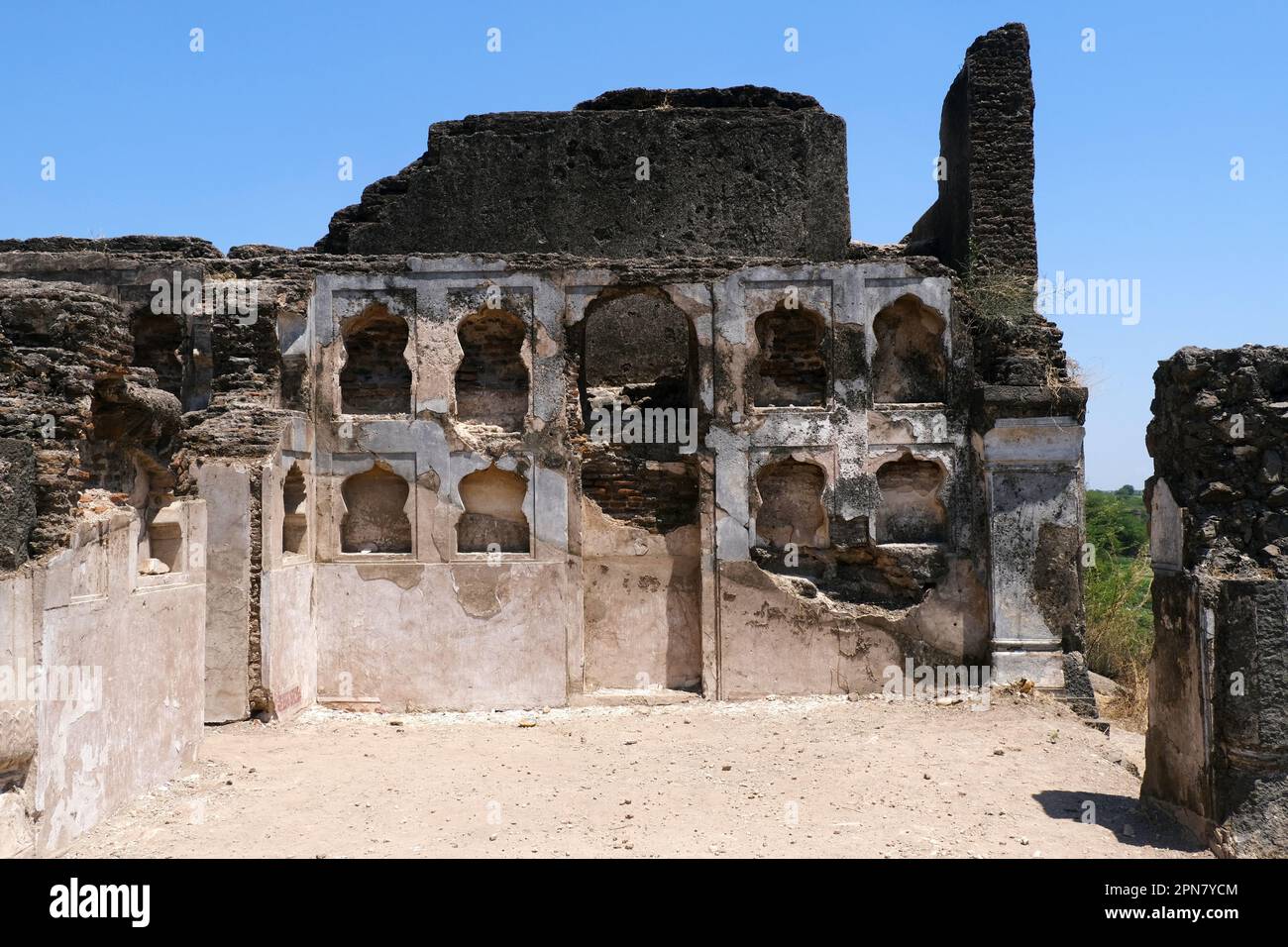 2 April 2023, Pedgaon, Maharashtra, India, Bahadur Fort, There is a 2 ...