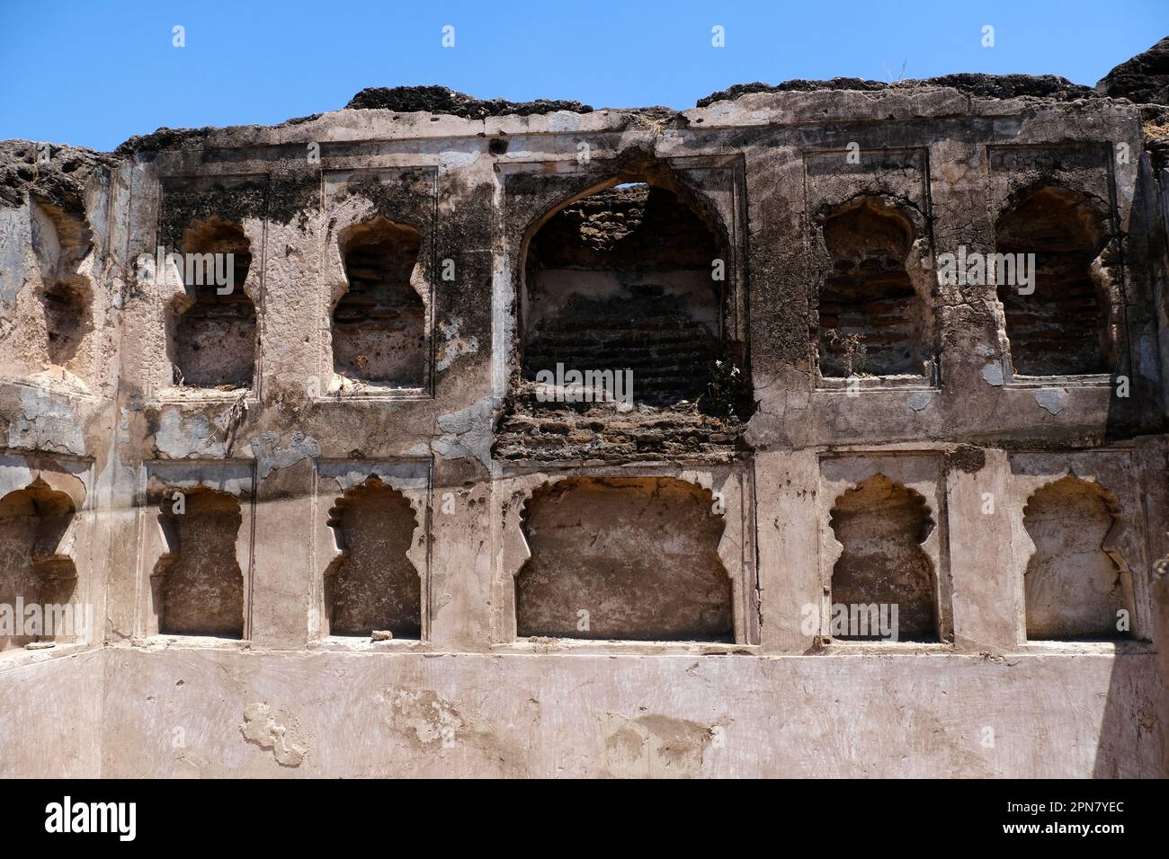 2 April 2023, Pedgaon, Maharashtra, India, Bahadur Fort, There is a 2 ...