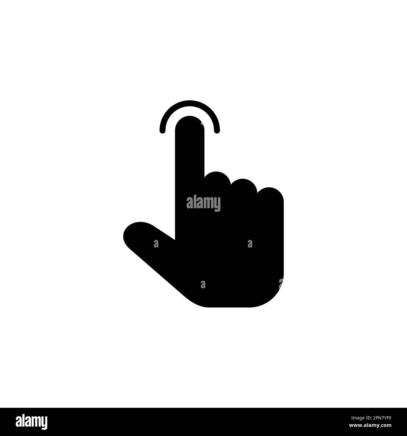 Hand cursor icon. cursor icon vector. hand cursor icon clik Stock ...