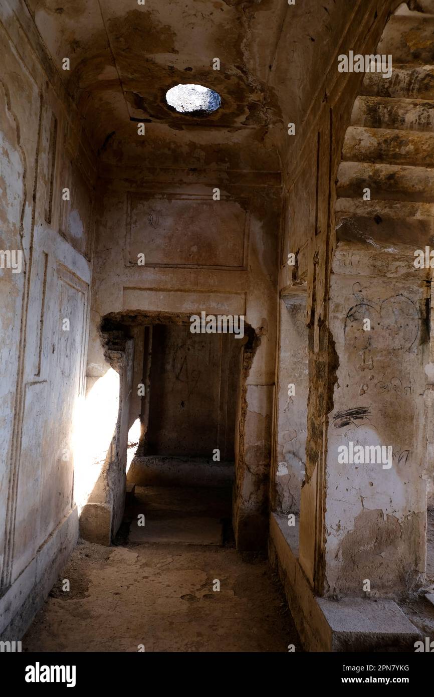 2 April 2023, Pedgaon, Maharashtra, India, Bahadur Fort, There is a 2 ...