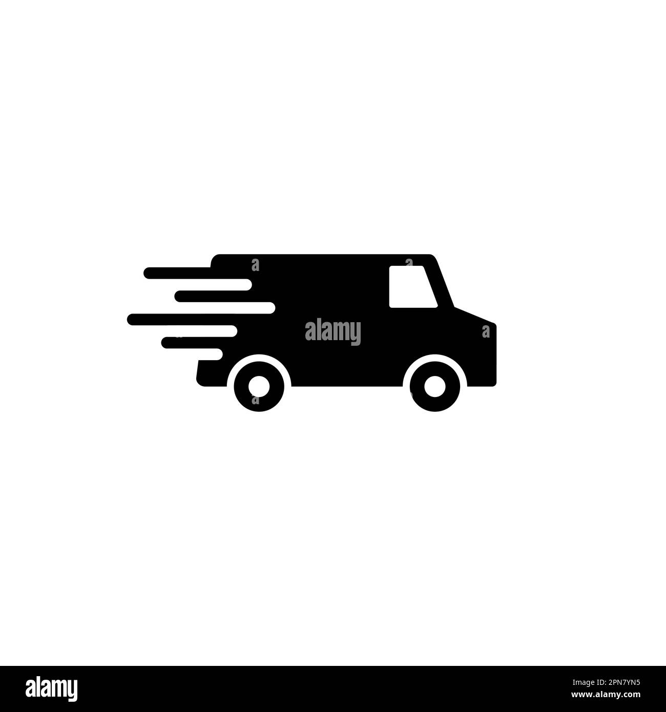 Fast shipping delivery truck icon vector. Delivery truck icon. fast ...