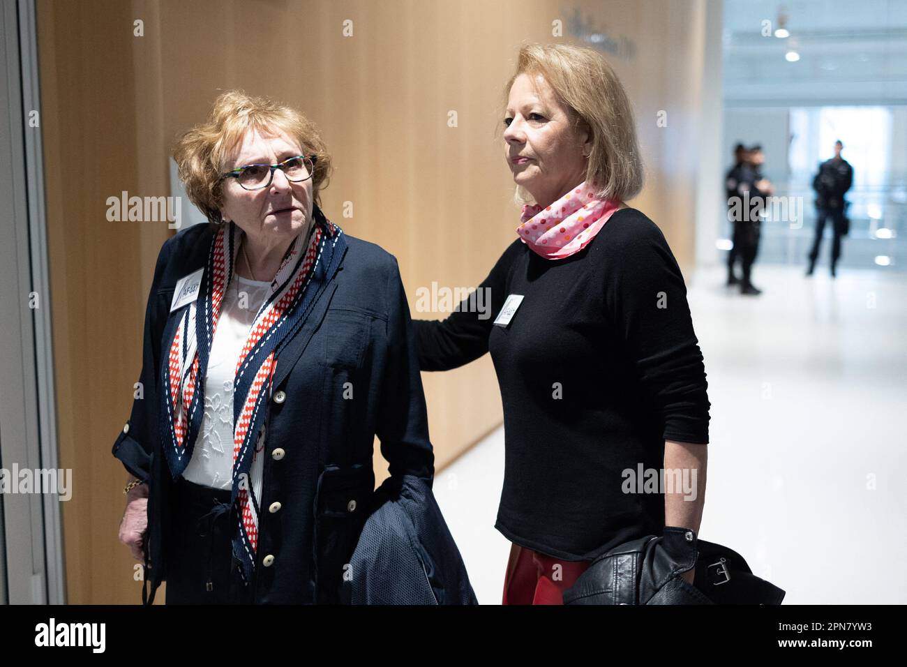 Paris, France. 17th Apr, 2023. Danielle Lamy, President of the ...
