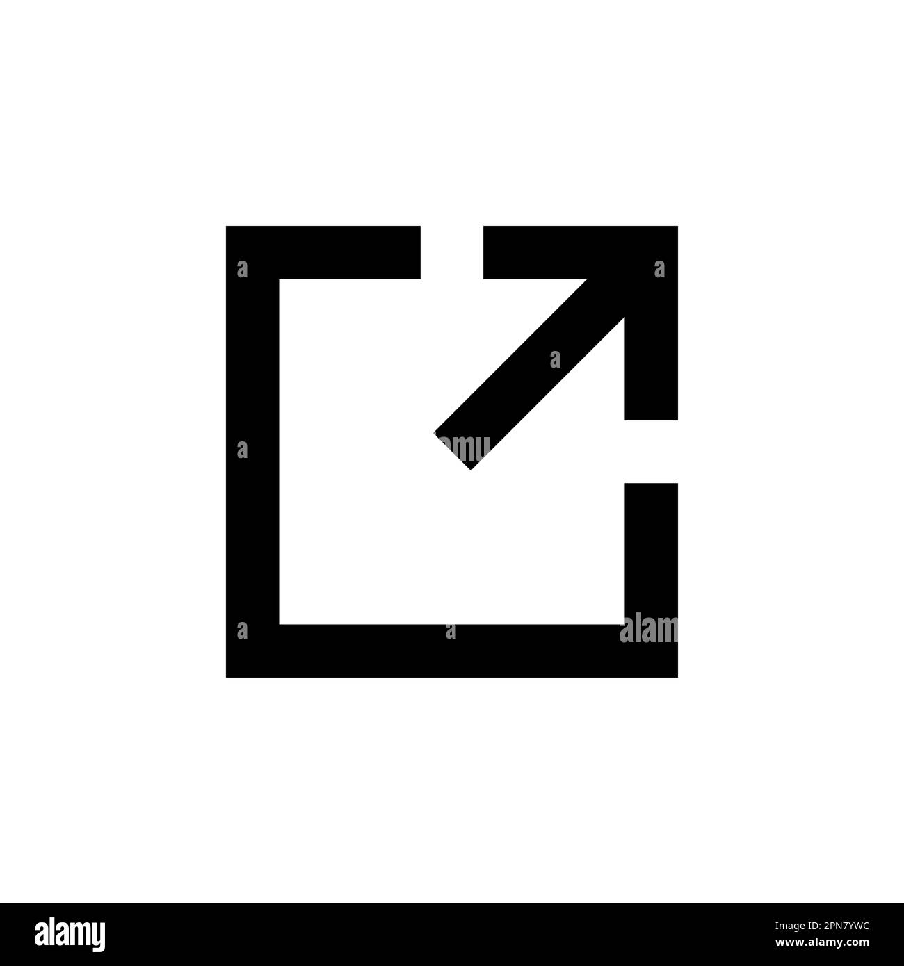 External link icon. link icon vector. hyperlink symbol Stock Vector ...