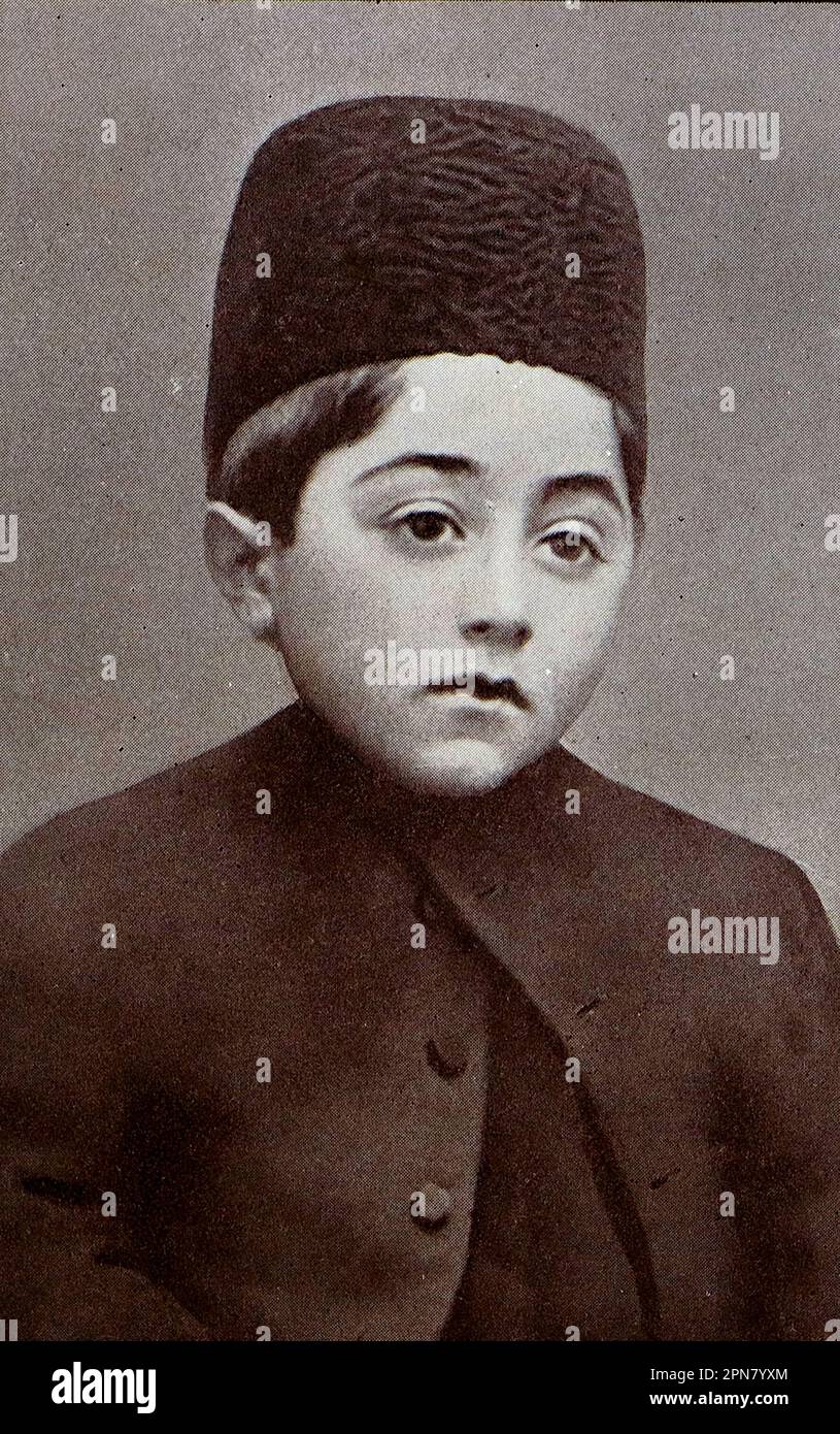 The New Shah of Persia. Ahmad Shah Qajar, who became the Shah on 16th ...