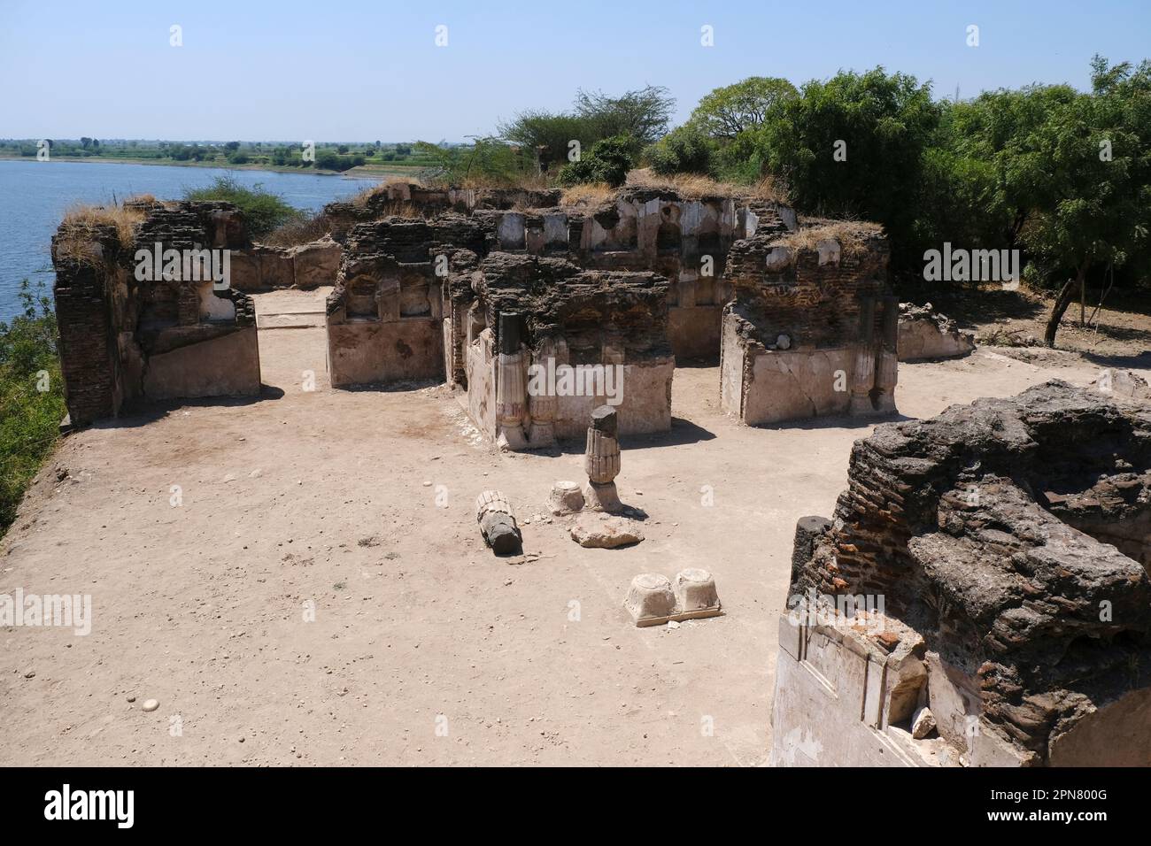 2 April 2023, Pedgaon, Maharashtra, India, Bahadur Fort, There is a 2 ...