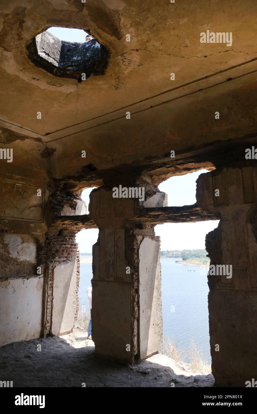 2 April 2023, Pedgaon, Maharashtra, India, Bahadur Fort, There is a 2 ...