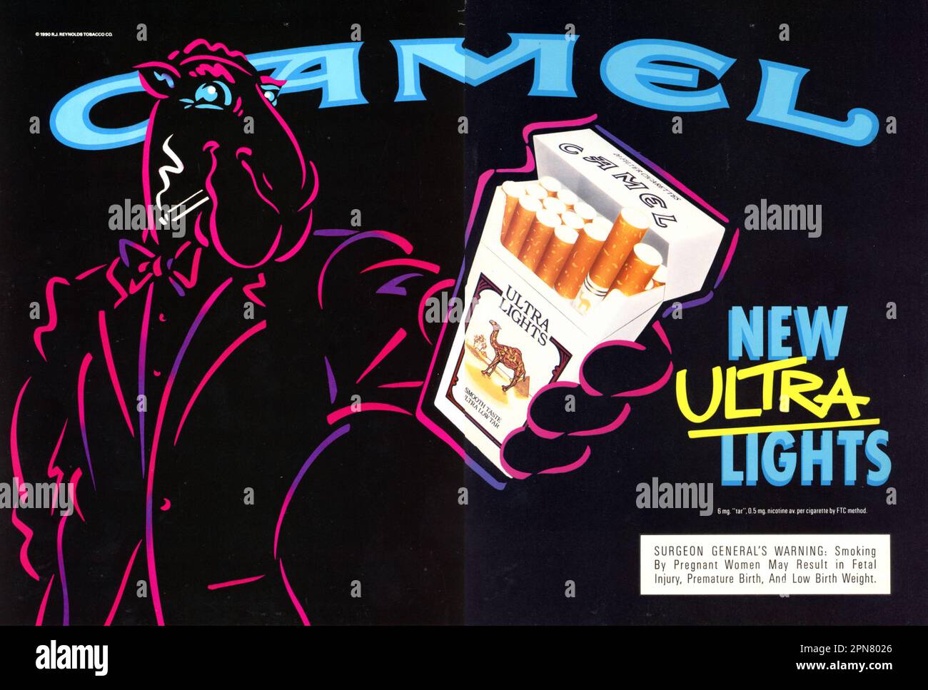 Vintage "Playboy" Magazine Issue January 1991 Advert, USA Stock Photo ...