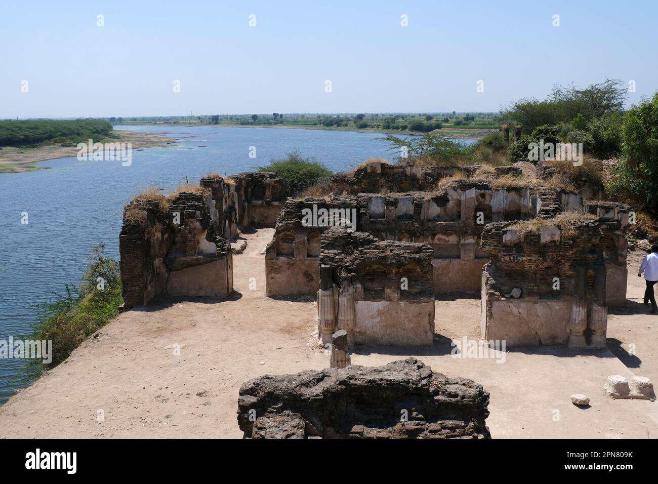 2 April 2023, Pedgaon, Maharashtra, India, Bahadur Fort, There is a 2 ...