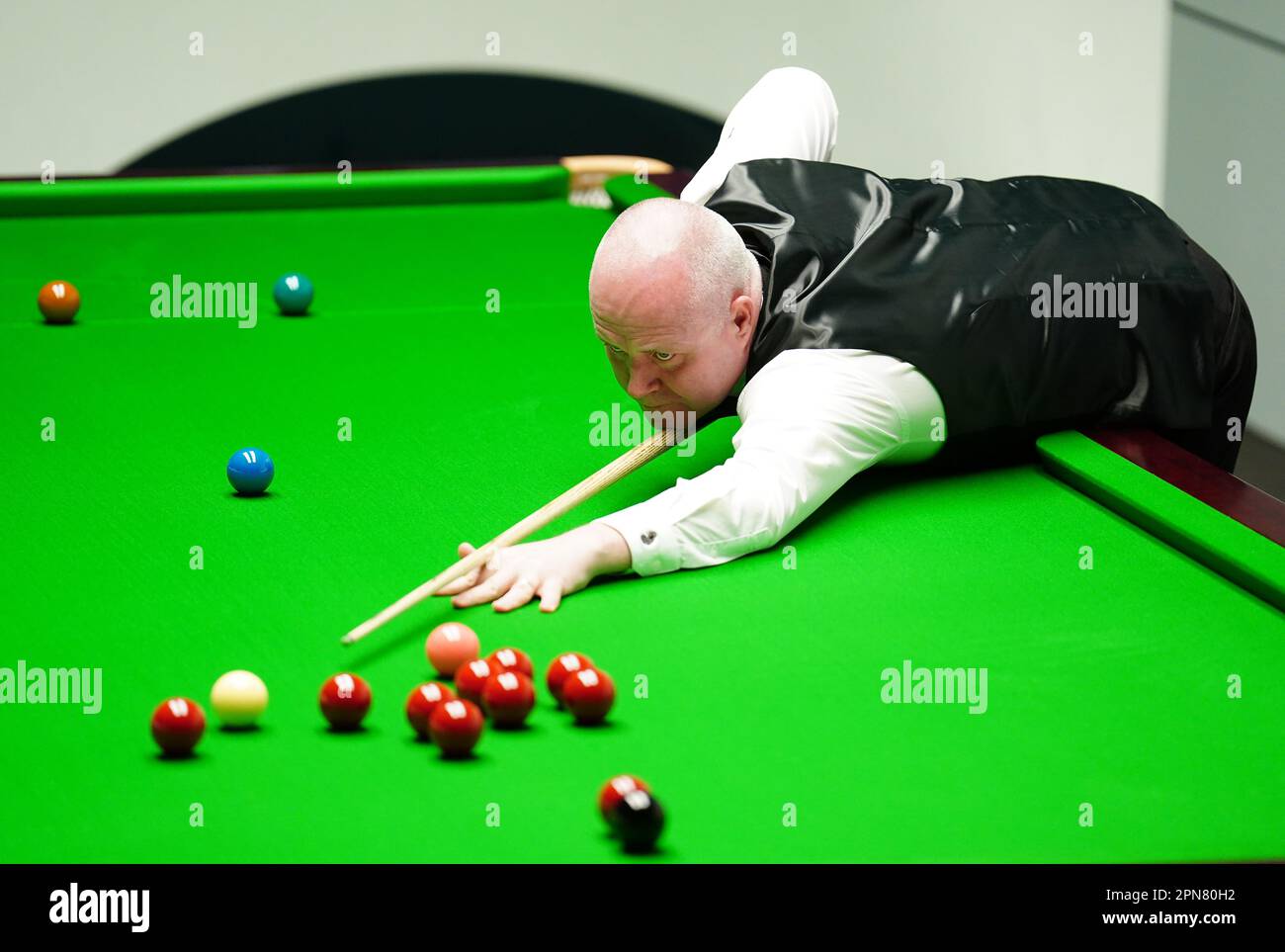 John Higgins during his match with David Grace during day three of the ...